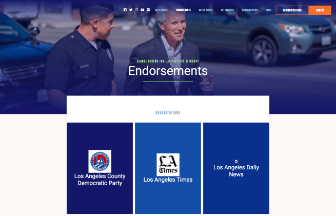 UPDATED: Los Angeles District Attorney candidate George Gascon uses ...